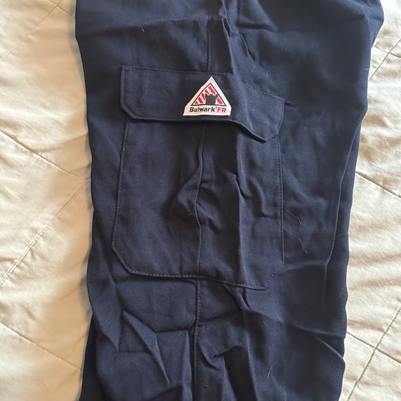 Bulwark | Pants | Bulwark Fr Mens Lightweight Pmu2nv3 Cargo Pant Navy ...